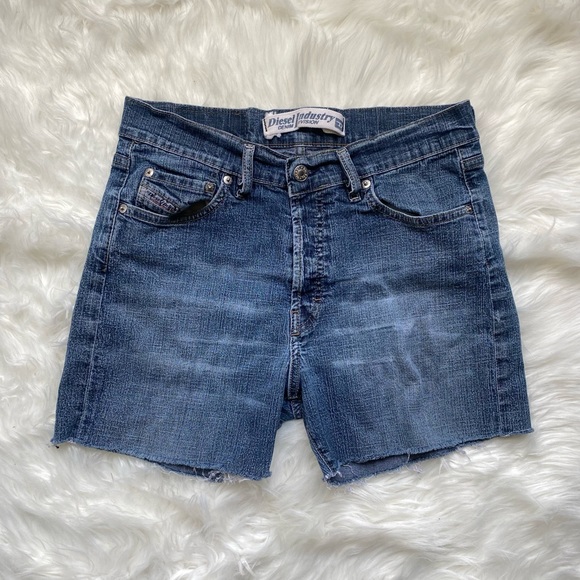 Diesel | Shorts | Diesel Industry Made In Italy Button Fly Cut Off ...